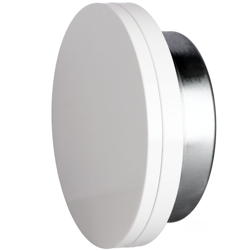 DOMUXBouche VMC 125mm en acier inoxydable brossé - Réglable - Inox 304- DOMUXBouche VMC 125mm en acier inoxydable brossé - Réglable - Inox 304-